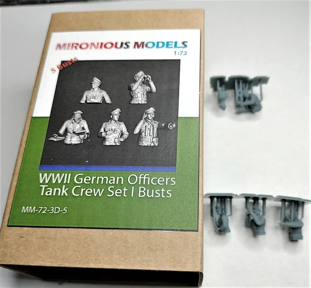 WWII GERMAN OFFICERS Tank Crew Busts Set I .1/72. Minorious Models EUR ... WWII GERMAN OFFICERS Tank Crew Busts Set I .1/72. Minorious Models EUR ...