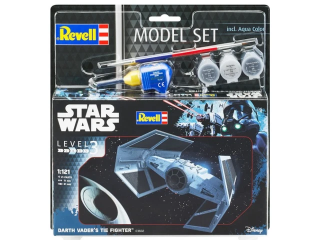 REVELL TIE FIGHTER de Dark Vador kit complet - échelle 1/121 - REVELL ...