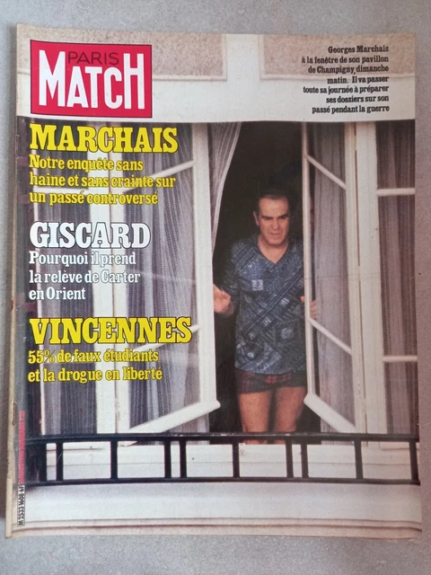 PARIS MATCH °1608 21 mars 1980 Marchais Giscard Karen Chéryl Dorothée ...