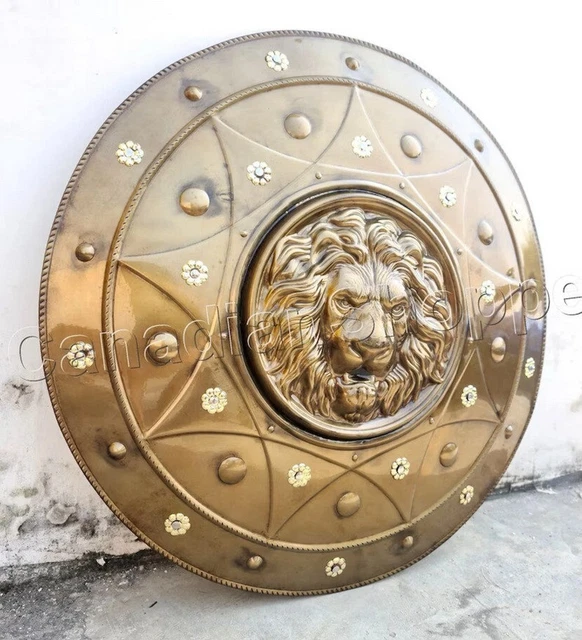 KNIGHT ROMAN SPARTAN Suit of Armor Muscle Set-Shield Helmet arm guard ...