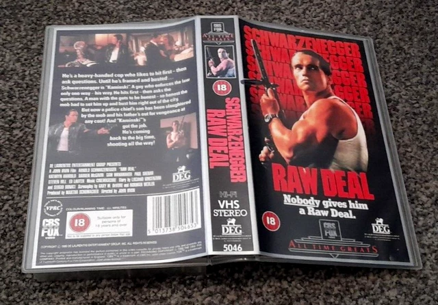 RAW DEAL ARNOLD Schwarzenegger Cbs Fox All Time Greats Pal Vhs Video £5 ...