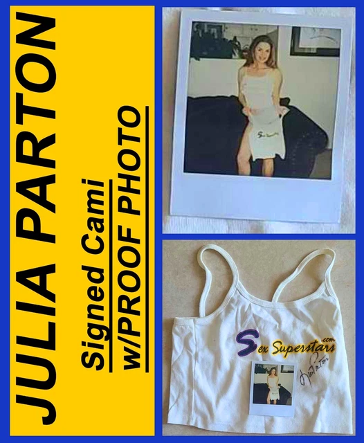 Julia Parton Adult Film Star Xxx Shirt Owned Worn Autographed Signed