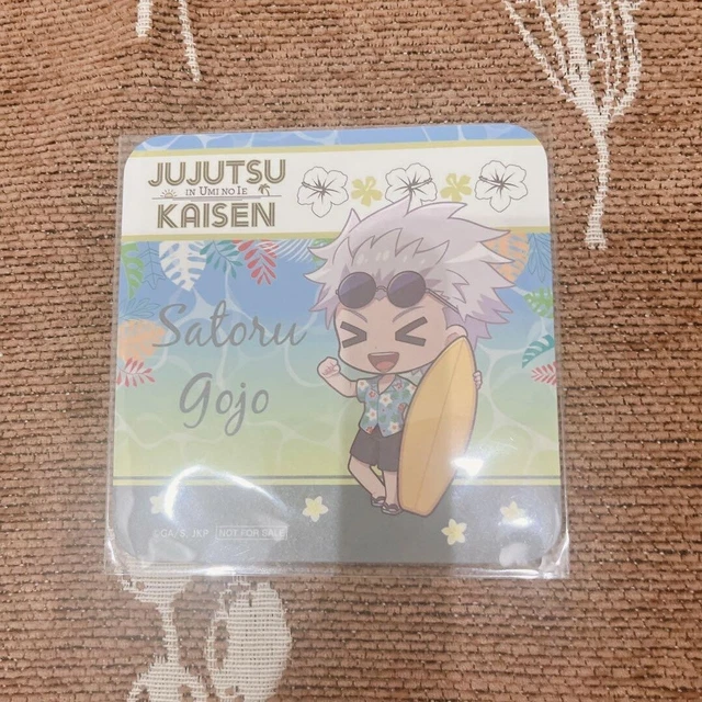 GOJO SATORU JUJUTSU Kaisen Enoshima Beach House Limited Coaster Sweets ...