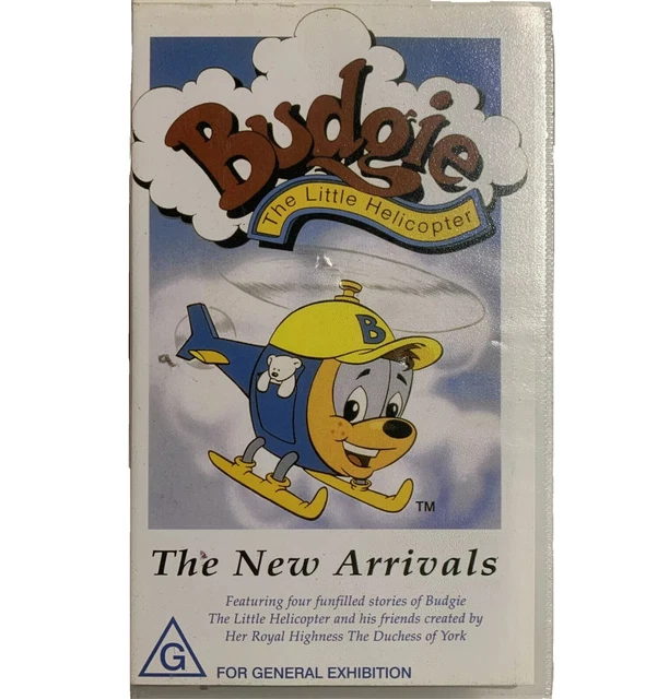 BUDGIE THE LITTLE Helicopter VHS 1994 The New Arrivals RARE Vintage ...