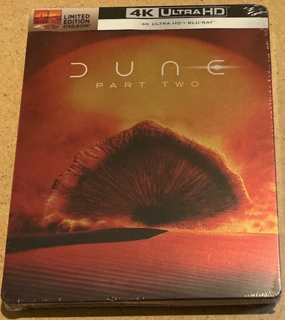 DUNE : PART Two (4K Ultra HD + Blu Ray SteelBook) 2 *SEALED* Same Day ...