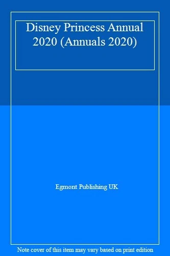DISNEY PRINCESS ANNUAL 2020 (Annuals 2020)-Egmont Publishing UK EUR 3 ...