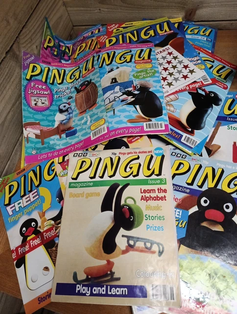 4 X PINGU Magazine BBC Children's CBBC - Bundle Vintage Retro 90's Kids ...