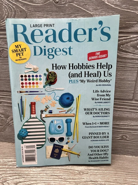 READER’S DIGEST LARGE Print Version September 2024 Magazine £6.08 ...