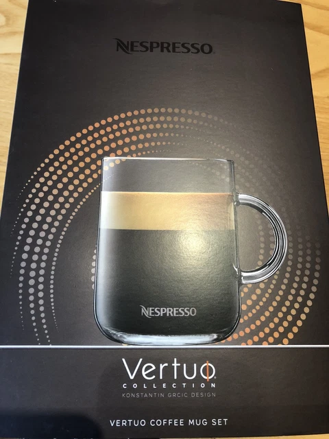 NESPRESSO COLLECTION Vertuo Coffee Mug set 2 cups , 2 Spoons £22.00 ...