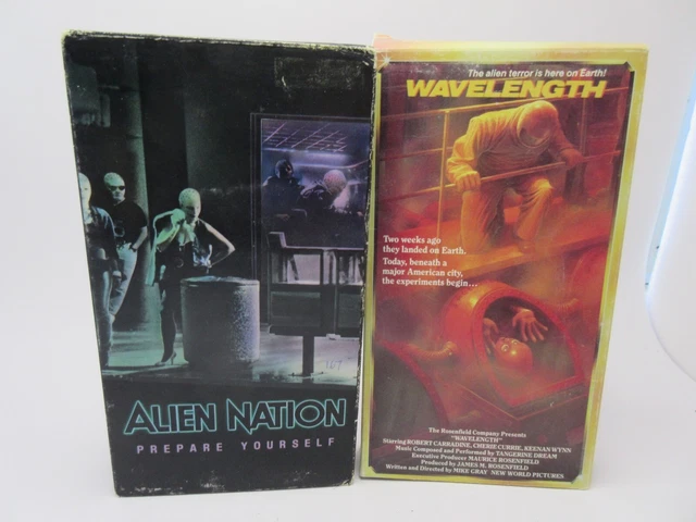 2 OLD VINTAGE Science Fiction VHS Tapes Alien Nation Wavelength $21.59 ...