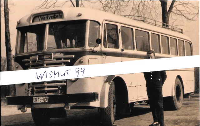 BUS-FOTO DDR OLDTIMER VEB Kraftverkehr Personennahverkehr Ikarus 30 EUR ...