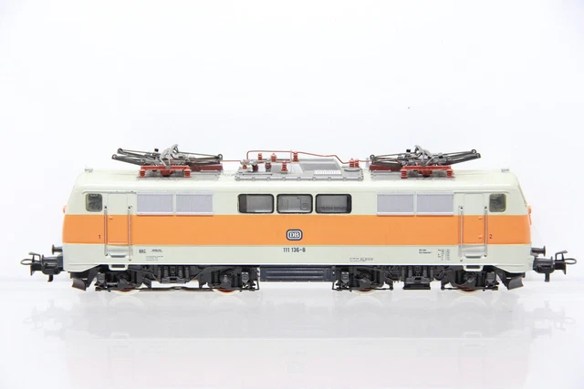 H0 MÄRKLIN DB 111 136-8 S-Bahn Elektrolok E-Lok Elok weiß orange analog AC M130 EUR 6,00 ...