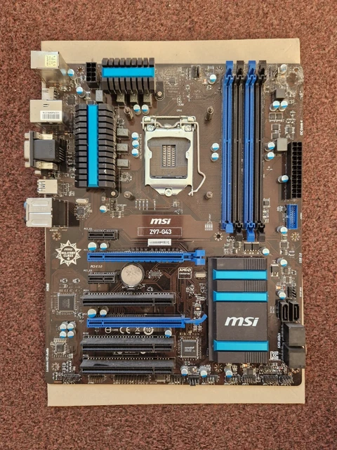 MSI Z97-G43 MS-7816 Intel Z97 ATX Mainboard Sockel 1150 (#10295) £39.99 ...
