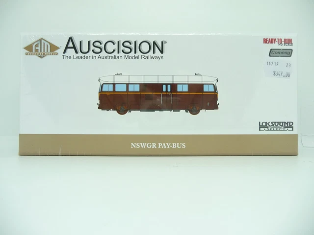 AUSCISION MODELS NSWGR Pay Bus FP9 Indian Red DCC Sound $349.00 ...