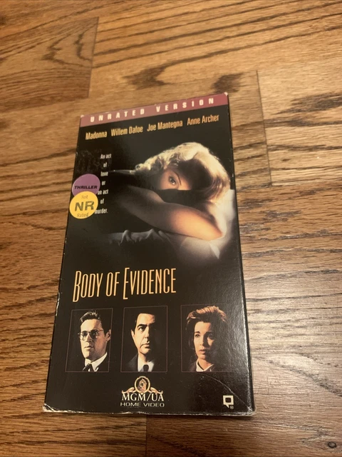 BODY OF EVIDENCE Unrated Version [VHS, 1993] - Madonna, William DaFoe £ ...