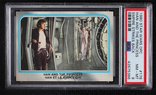 1980 O-PEE-CHEE STAR Wars: The Empire Strikes Back Han And Princess PSA ...