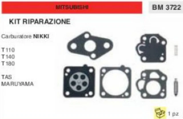 MEMBRANE CARBURATEUR DÉBROUSSAILLEUSE Mitsubishi Tas Maruyama T110 T140 ...