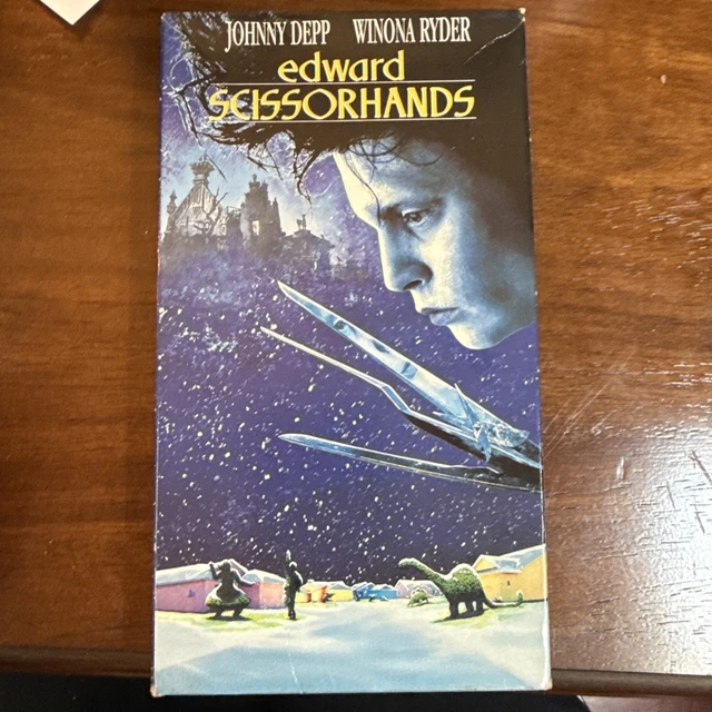 EDWARD SCISSORHANDS (VHS Tape, 1990) $20.00 - PicClick