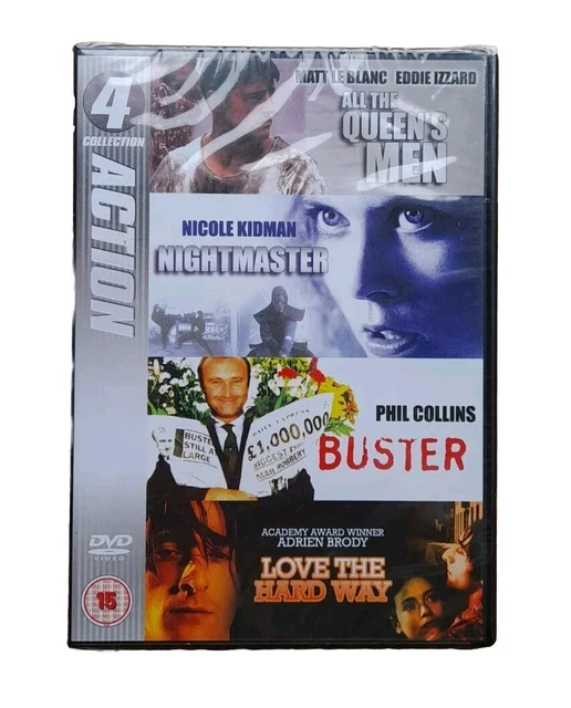 BUSTER / ALL the Queen's Men / Nightmaster / Love the Hard Way DVD - 4 ...