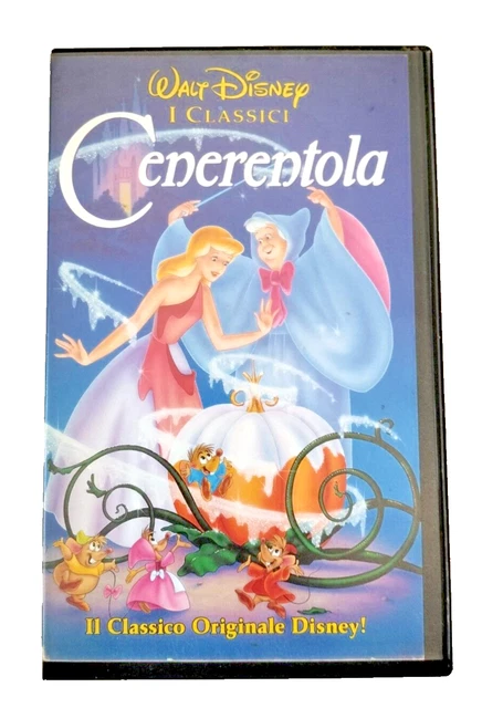 DISNEY CINDERELLA VHS Italian Animated Original Classic Film 1950 £19. ...