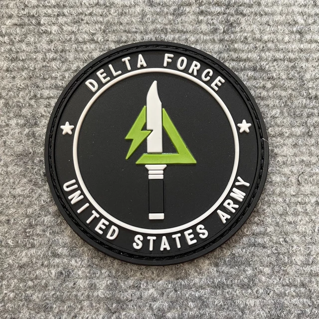 US ARMY SPECIAL Forces Delta Force PVC Rubber Morale Patch for UBACS ...