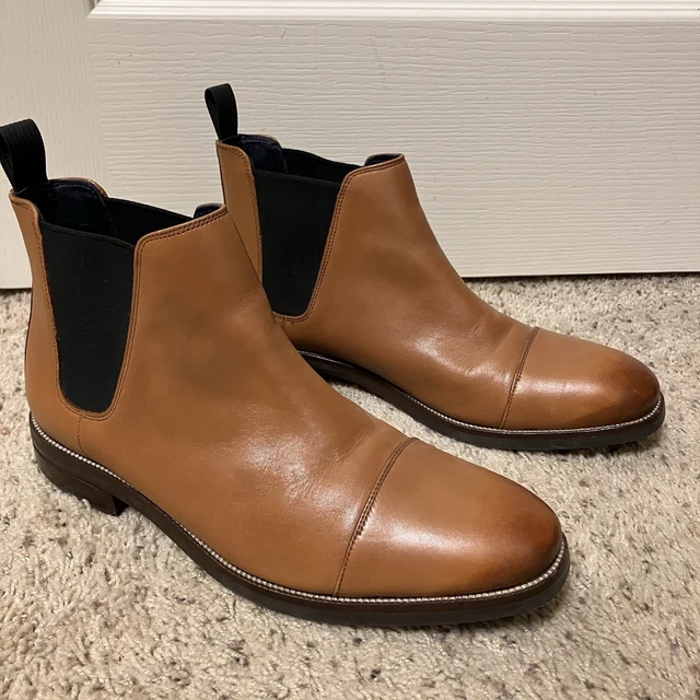 COLE HAAN BOOTS WAGNER GRAND Chelsea C28637 BROWN - Sz 10 M Excellent ...