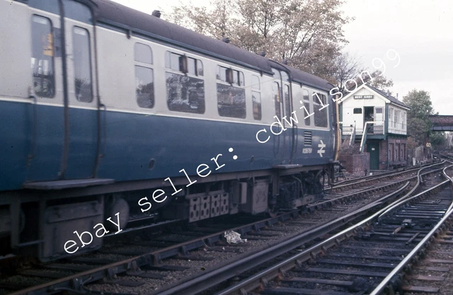BRITISH RAILWAY SLIDE - BR Class 503 EMU at West Kirby Signal Box 1983 ...
