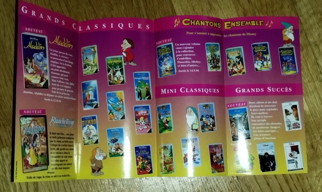 1994 WALT DISNEY Home Video VHS Catalog Booklet £25.85 - PicClick UK