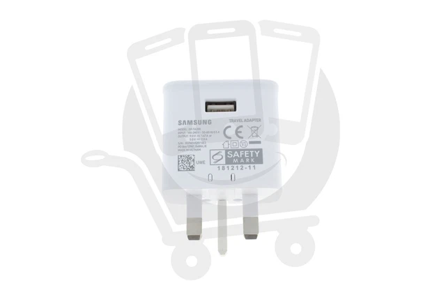 OFFICIAL SAMSUNG EP-TA200 White UK Fast Charging Travel Adapter - GH44 ...