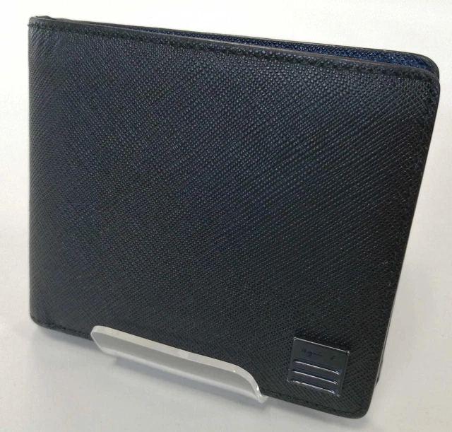 MODELLO DI PORTAFOGLIO bifold con graffi AGNES B. EUR 151,37 - PicClick IT