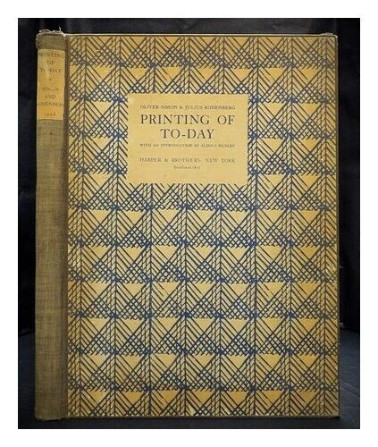 SIMON, OLIVER (1895-1956); Rodenberg, Julius (1884-1970); Huxley ...
