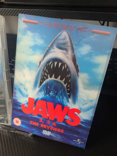 3 FILM BOX Set: Jaws 2-4 Lenticular Cover DVD And JAWS EUR 11,71 ...