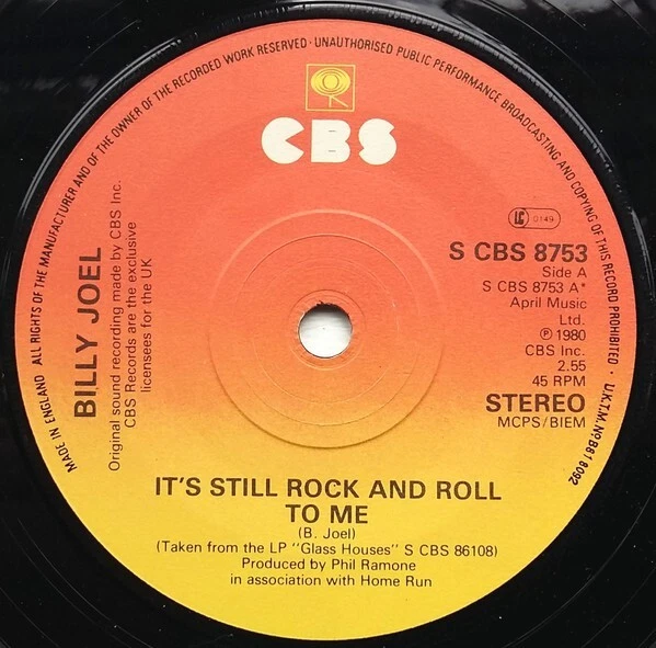 BILLY JOEL - It's Still Rock And Roll To Me (7", Single) EUR 12,07 ...