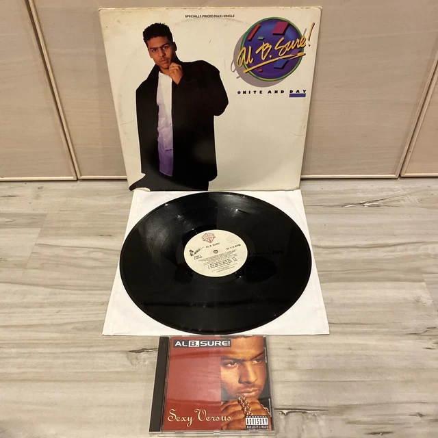 AL B. SURE! Nite And Day Vinyl Single VG & Sexy Versus CD VG - LOT $15. ...