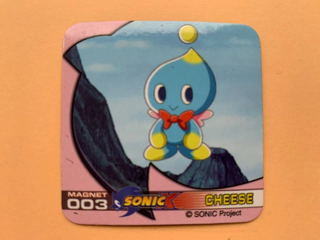 SONIC X MAGNETS 003 SONIC PROJECT Character CHEESE Collectible Magnet ...
