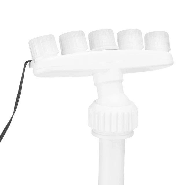 SOLAR POOL FOUNTAIN With Colorful LED Lights 360° Adjustable Head ...