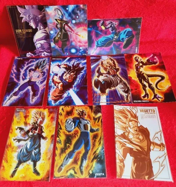 DRAGON BALL POSTCARD Super Saiyan Goku Vegeta Frieza Vegito Goods Anime ...