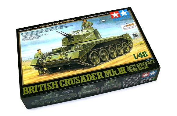 TAMIYA 32546 MILITARY Model 1/48 British Crusader Anti-Aircraft Tank Mk ...
