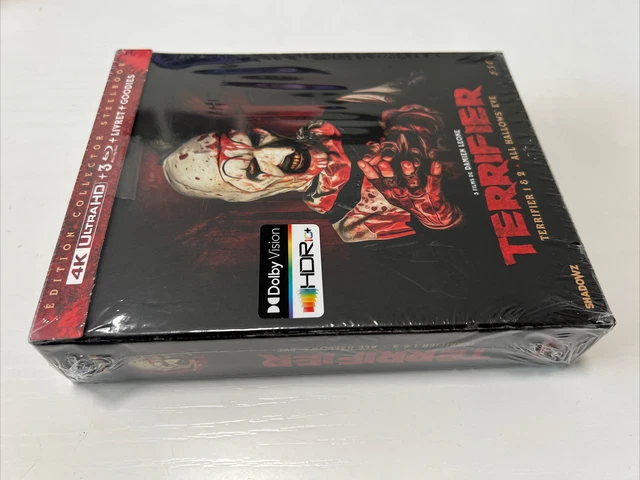 TERRIFIER 1-2 COLLECTOR’S Edition 4K UHD Blu-ray SteelBook Import Read ...