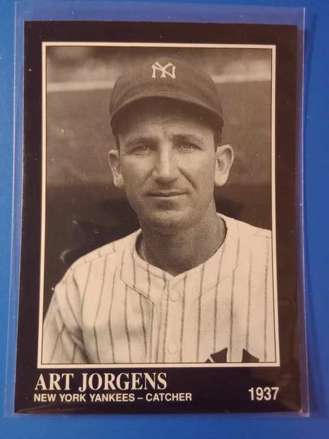 1991 THE SPORTING News Conlon Collection Art Jorgens #78 Yankees de New ...