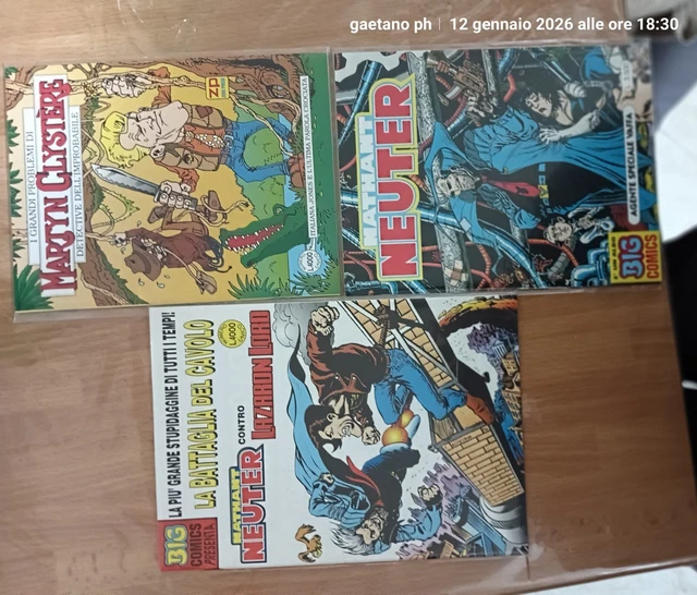 TRE ALBI CARICATURE Martyn Mistere Nathan Never Lazzarius Ladd EUR 19 ...