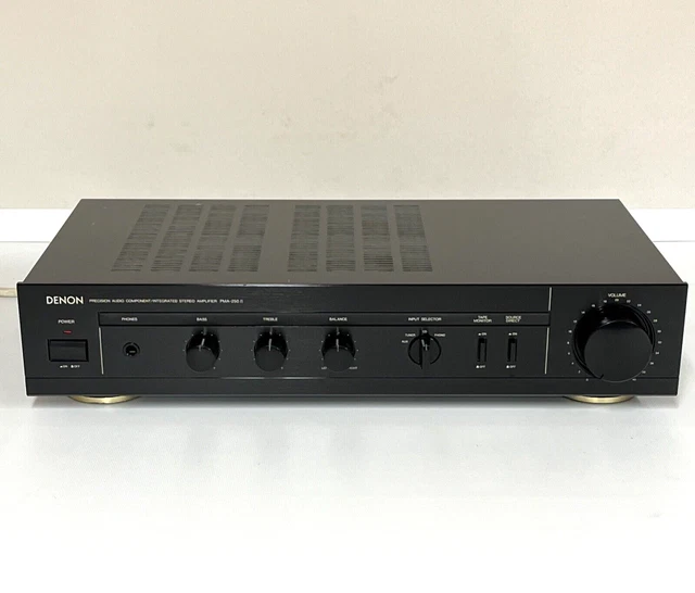 DENON PMA-250 II Stereo Integrated Amplifier Hi-Fi Separate Phono Japan ...