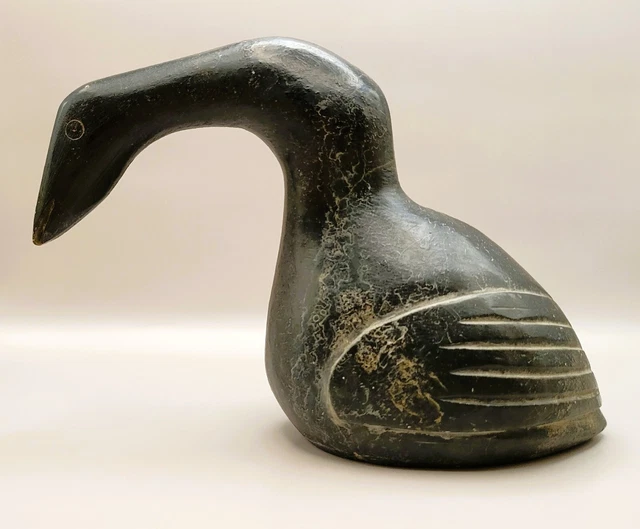 INUIT STONE CARVING - Bird Figure- Signed by Artist $95.00 - PicClick CA
