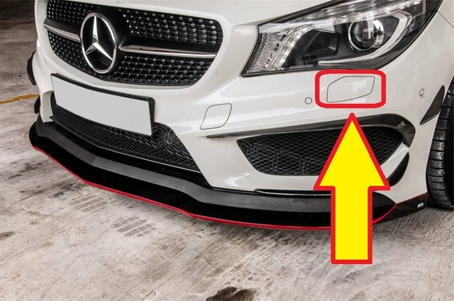 NEW GENUINE MERCEDES Mb Cla W117 Amg Headlight Washer Cap Cover Primed ...