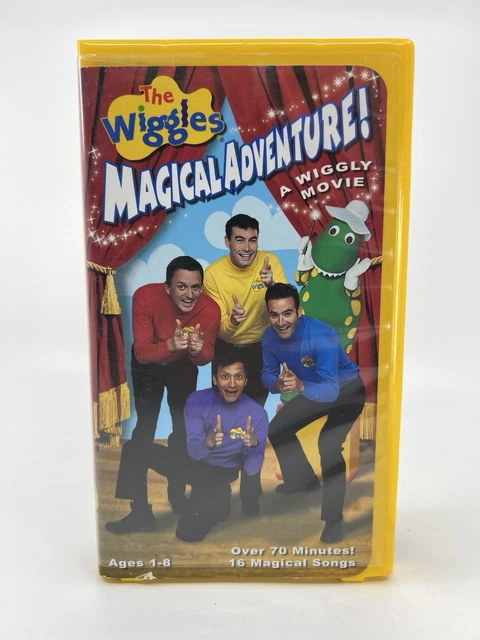 The Wiggles Magical Adventure A Wiggly Movie Vhs Video Tape Clamshell