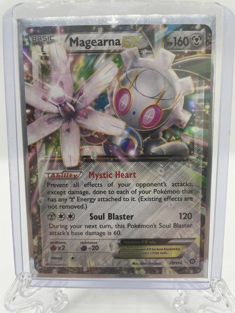 MAGEARNA EX 75/114 XY Steam Siege Holo Ultra Rare Pokemon Card EUR 0,94 ...