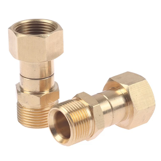 BRASS HIGH PRESSURE Washer Swivel Joint Connector Hose Fitting M22 ...