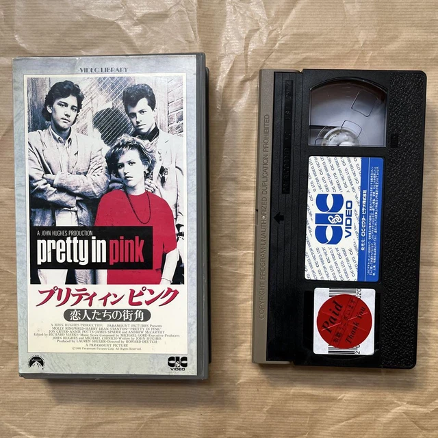 USED VHS VIDEO Tape Pretty In Pink Ex-Rental Item Japan ek $53.38 ...