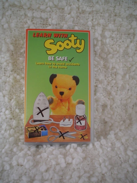 SOOTY - LEARN with Sooty - Be Safe - VHS Video £6.95 - PicClick UK