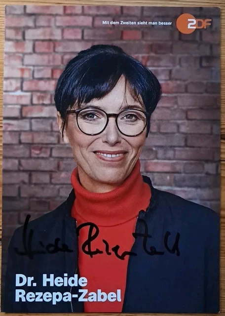 HEIDE REZEPA-ZABEL ORIG Autogramm signiert Bares für Rares NEU 2025 ...